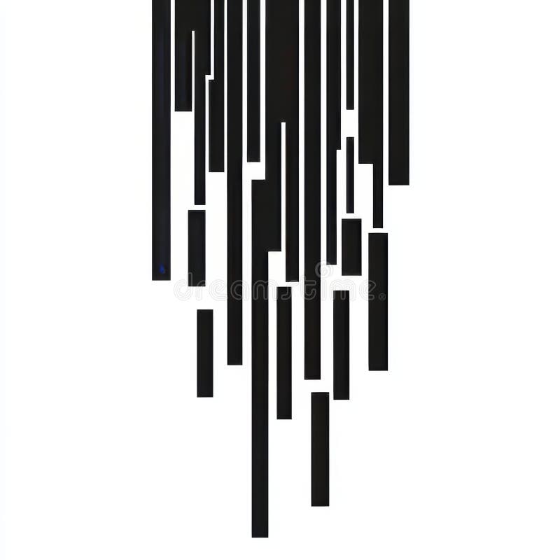 Vertical Lines of Gray with a Random Hue Form a Seamless Pattern ...