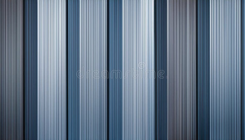 Vertical Lines of Metallic Texture in Blue Gray Create a Seamless ...