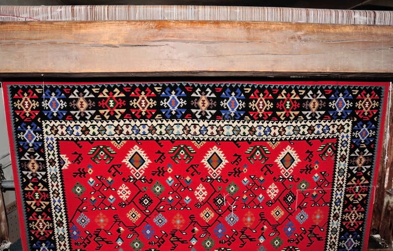 Vertical loom stock image. Image of folk, vertical, assemblages - 34256863