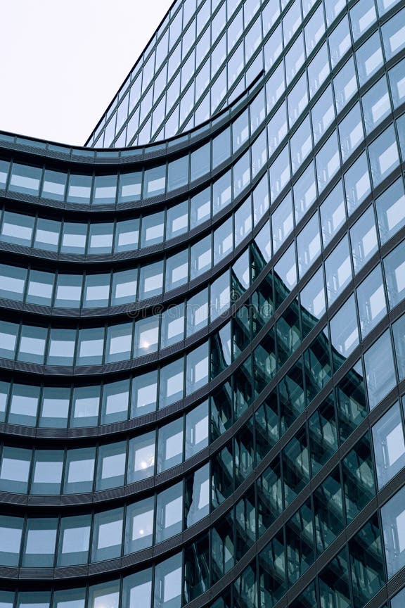 Vertical Low Angle Shot of an Abstract Modern Building Editorial Stock ...