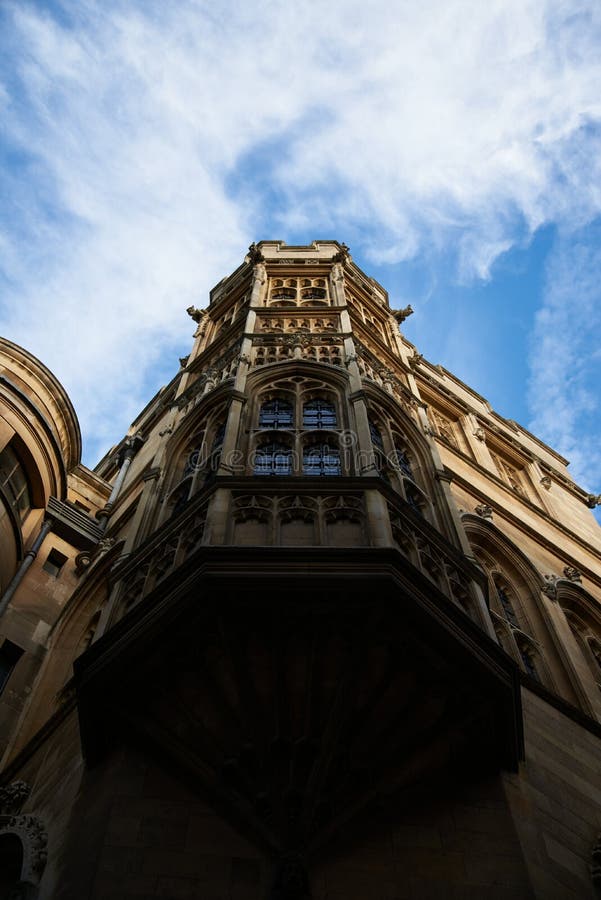 Vertical Low-angle Shot of the Building Facade. Stock Photo - Image of ...