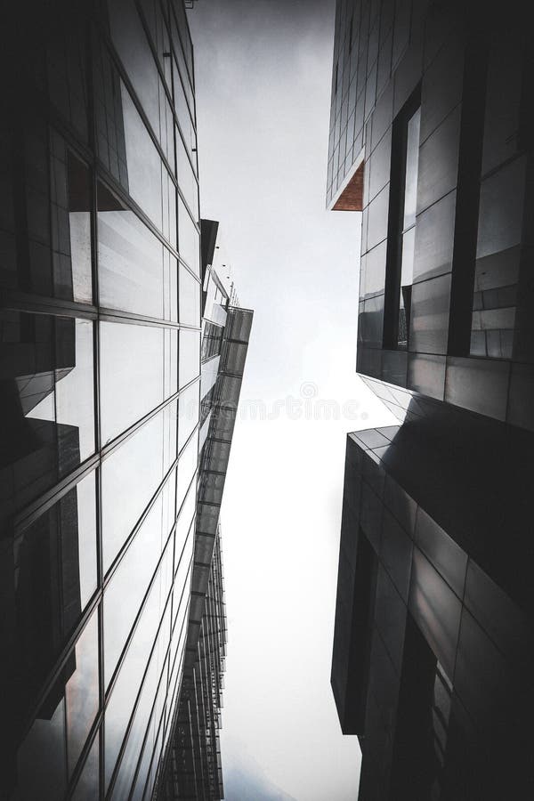 Vertical Low Angle Shot of Modern Downtown Buildings in Perth ...