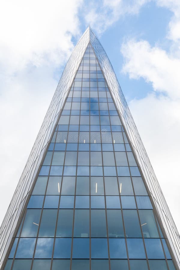 Vertical Low Angle Shot of a Modern Skyscraper Editorial Stock Photo ...