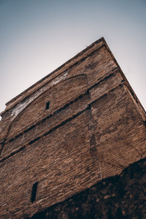 Vertical Low Angle Shot of Outside Tower in Royal Alcazar Palace Stock ...