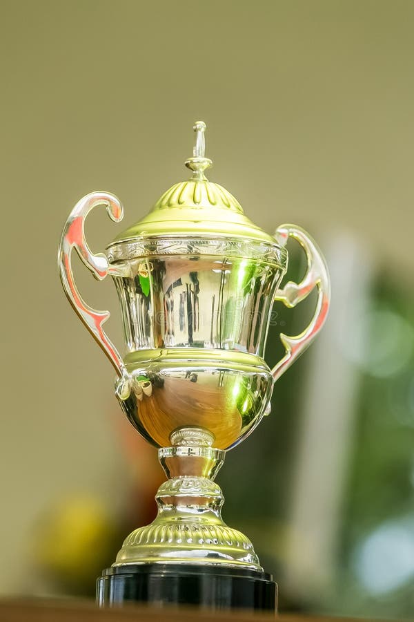 Vertical Low Angle Shot of a Trophy Stock Photo - Image of surface ...