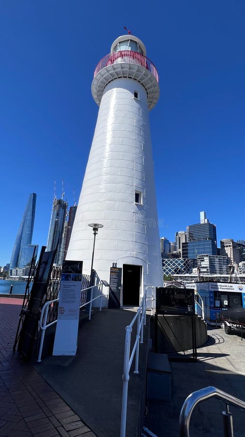 Vertical Low Angle View of the Famous Cape Bowling Green Light ...