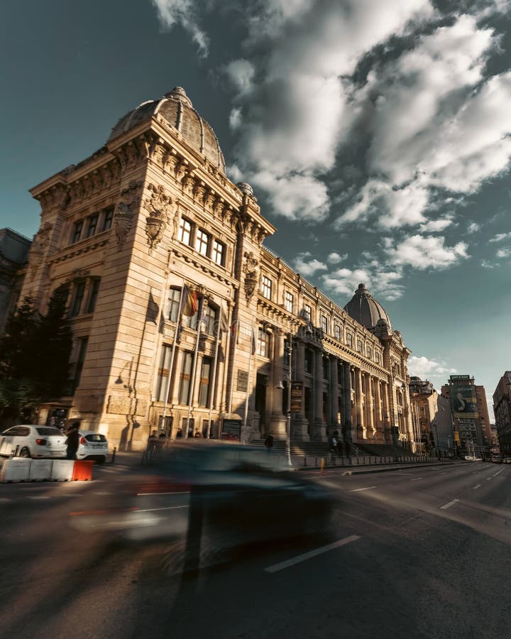 Vertical Low-angle View of the National Museum of Romanian History ...