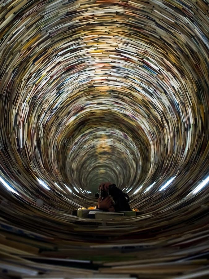 Vertical Low-angle View of Someone Taking a Picture of Prague Library ...