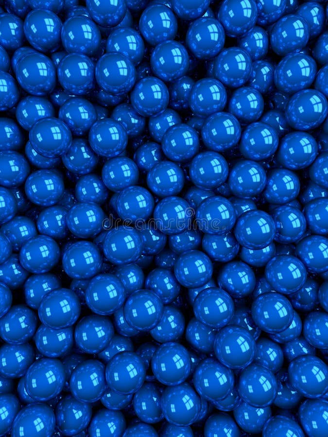 Vertical Lustroso Azul Das Bolas Ilustração Stock - Ilustração de ...