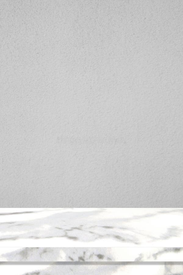 Vertical Marble Table Surface and Grey Cement Wall Background, White ...