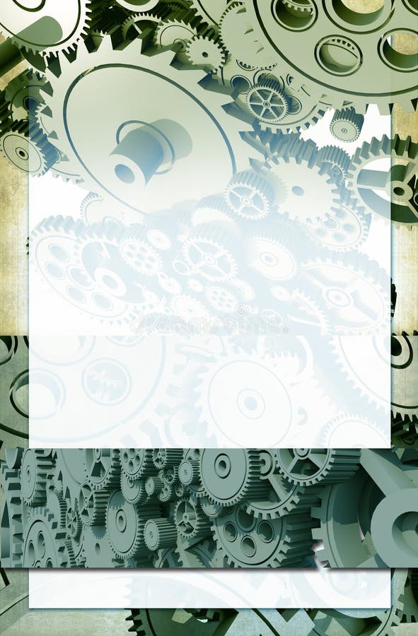 Vertical Mechanical Background Stock Illustration - Illustration of ...