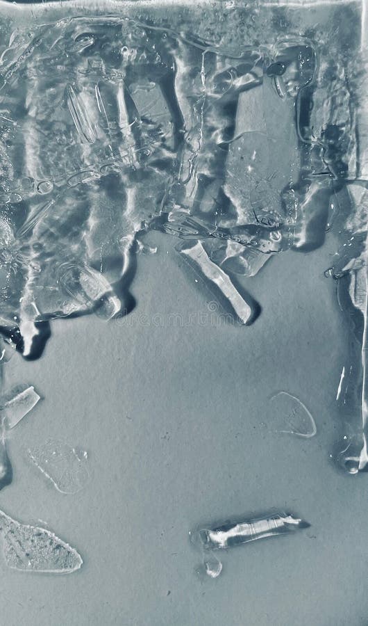 Vertical of Melting Ice in the Water. Stock Photo - Image of natural ...
