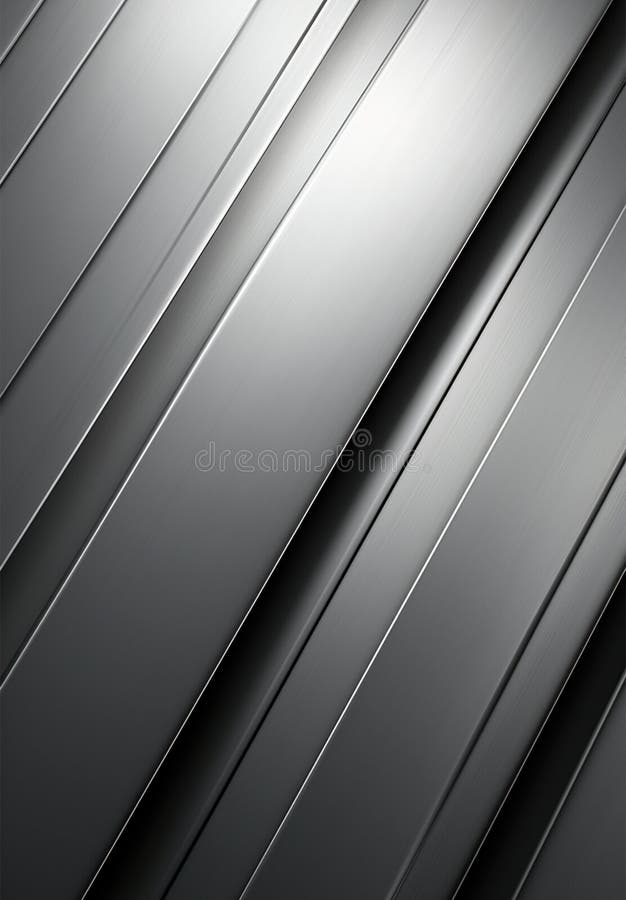 Vertical Metal Texture, Steel Silver Background - AI Generated Image ...