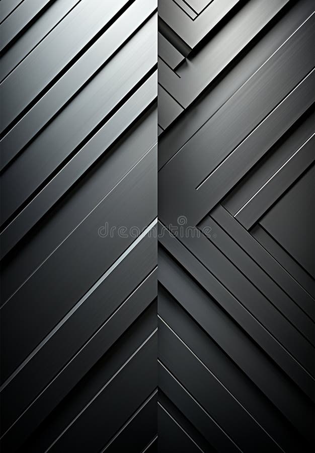 Vertical Metal Texture, Steel Silver Background - AI Generated Image ...