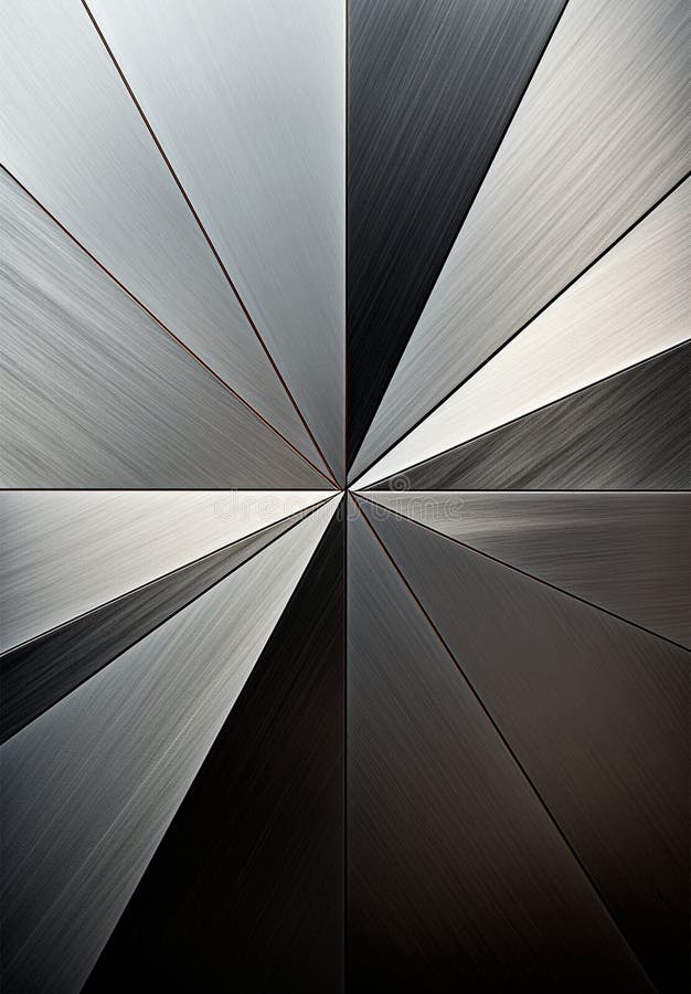 Vertical Metal Texture, Steel Silver Background - AI Generated Image ...