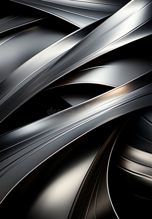Vertical Metal Texture, Steel Silver Background - AI Generated Image ...