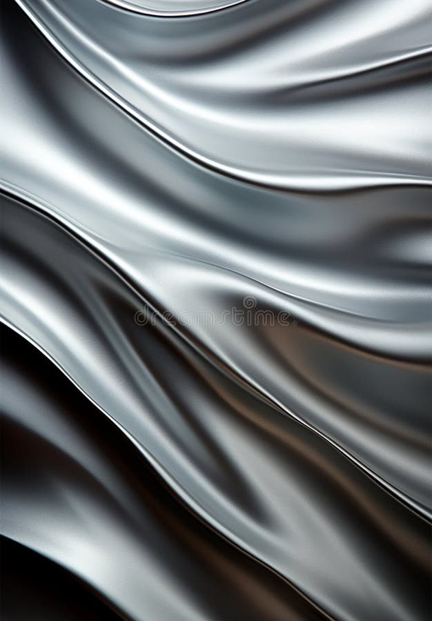 Vertical Metal Texture, Steel Silver Background - AI Generated Image ...