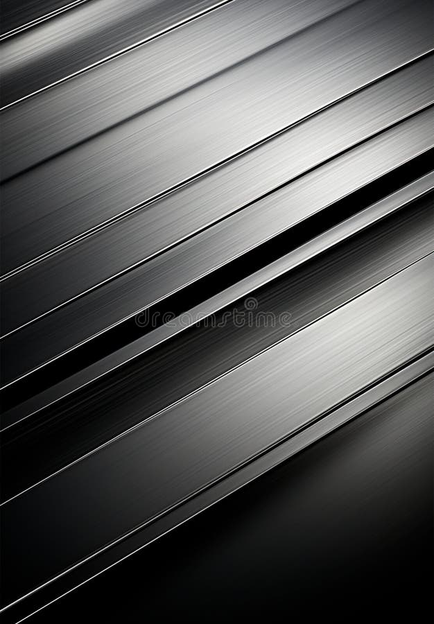 Vertical Metal Texture, Steel Silver Background - AI Generated Image ...