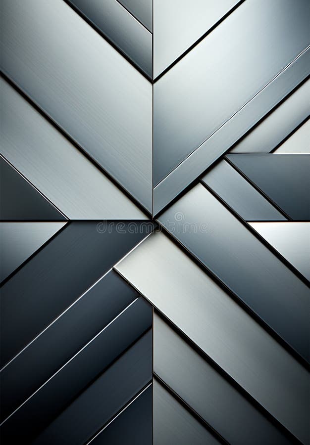 Vertical Metal Texture, Steel Silver Background - AI Generated Image ...