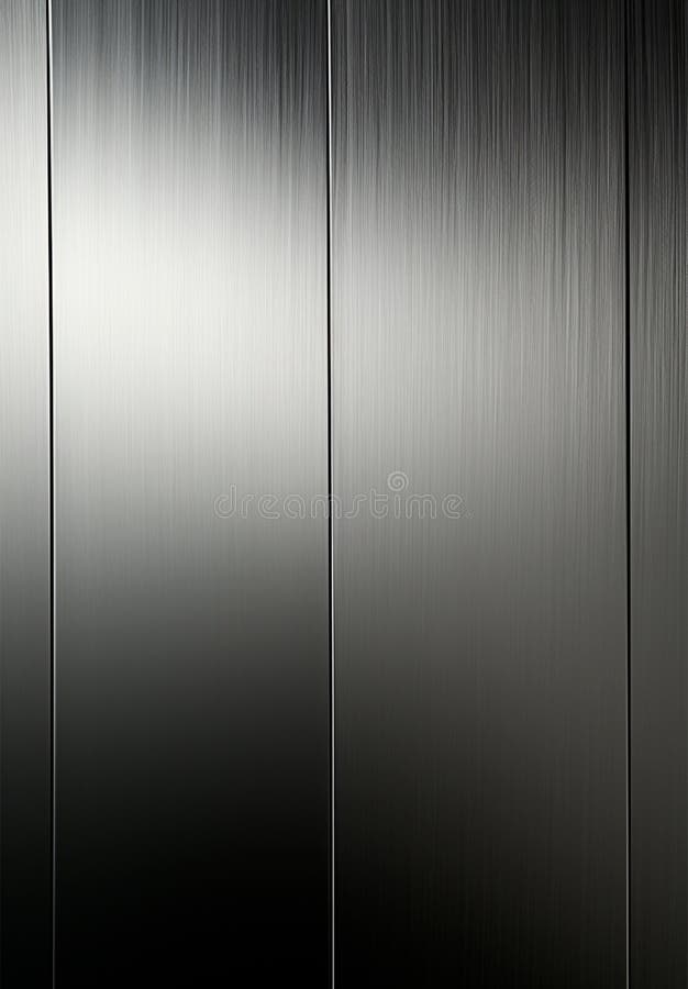 Vertical Metal Texture, Steel Silver Background - AI Generated Image ...