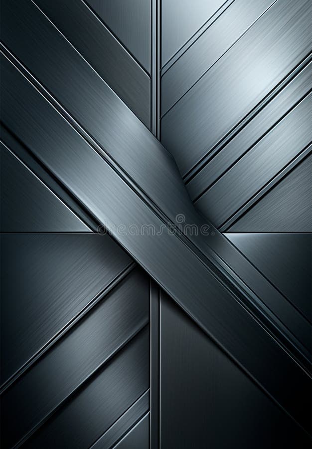 Vertical Metal Texture, Steel Silver Background - AI Generated Image ...