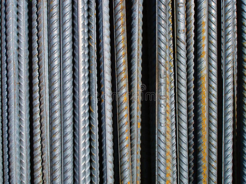 Vertical metalic rods stock photo. Image of rust, material - 78172754