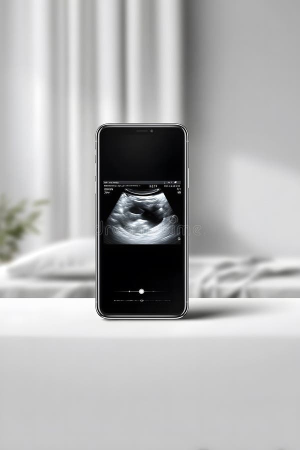 Vertical Minimalist Composition of Ultrasound Screen Interface ...