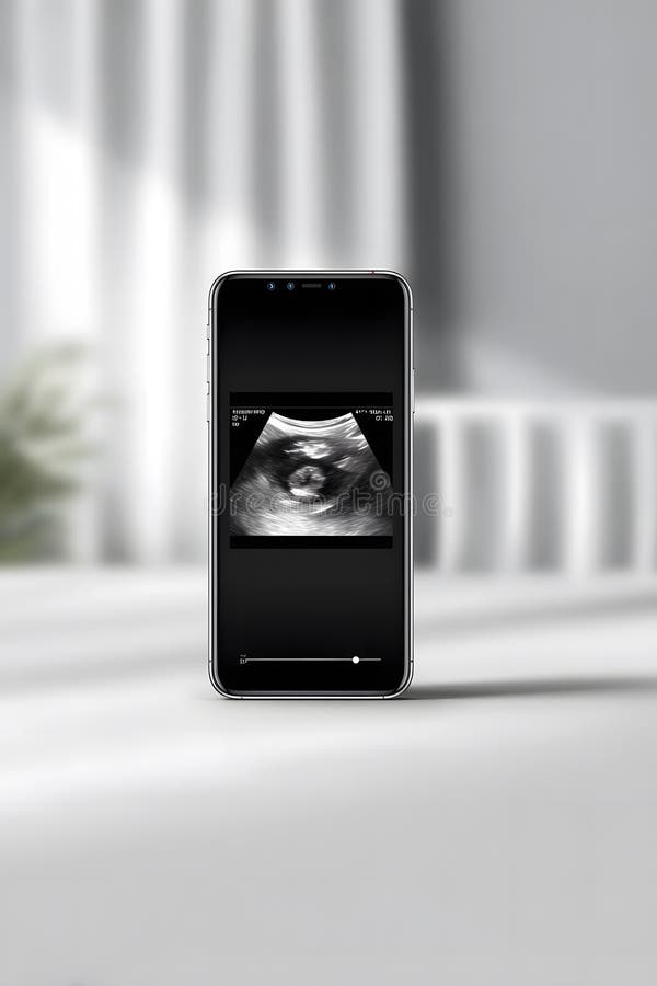 Vertical Minimalist Composition of Ultrasound Screen Interface ...