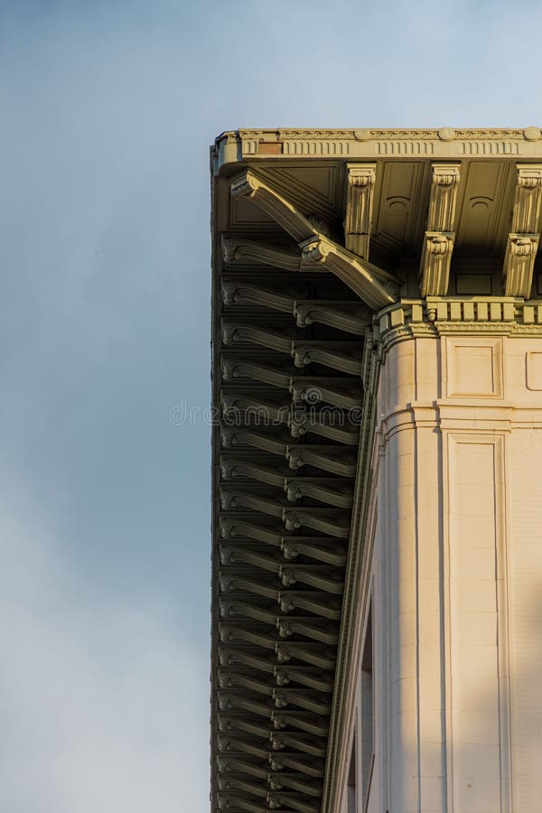 Vertical Minimalistic Shot of a Building Corner Stock Photo - Image of ...