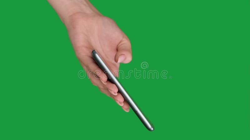 Vertical Mobile Chat Online Communication Hand Stock Footage - Video of ...