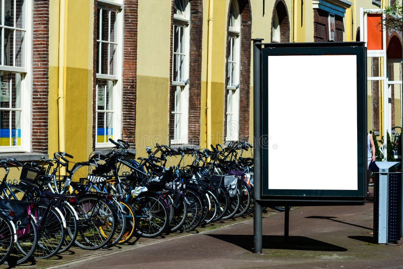 Vertical Mock Up Billboard with Copyspace for Your Text Message. Stock ...