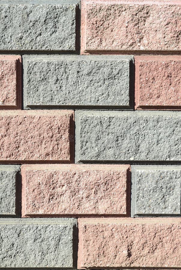 Vertical Mosaic of Decorative Bricks Stock Image - Image of mosaic ...
