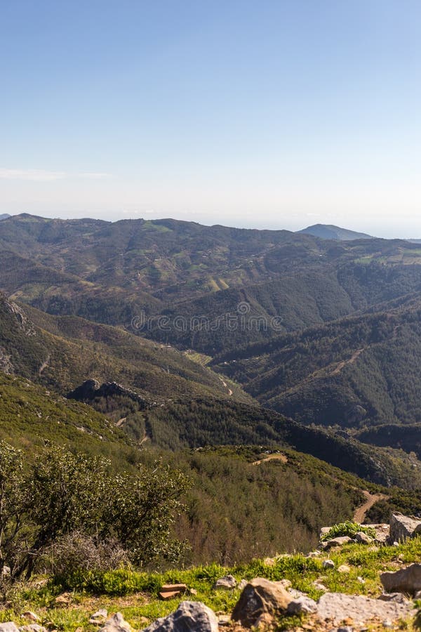 Vertical Mountain Landscape Stock Photo - Image of mountain, landscape ...