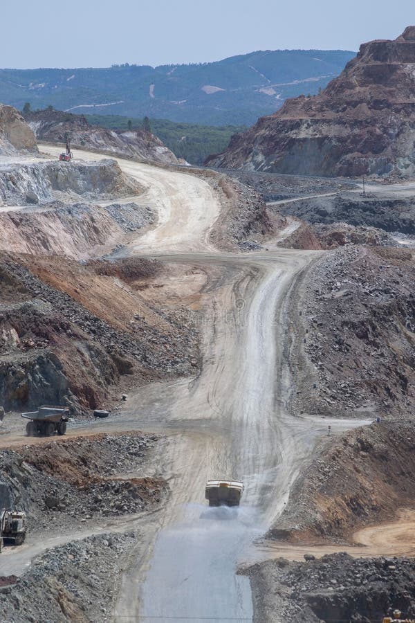 Vertical of a Off-road Vehicles Driving on a Dirt Road during an Open ...