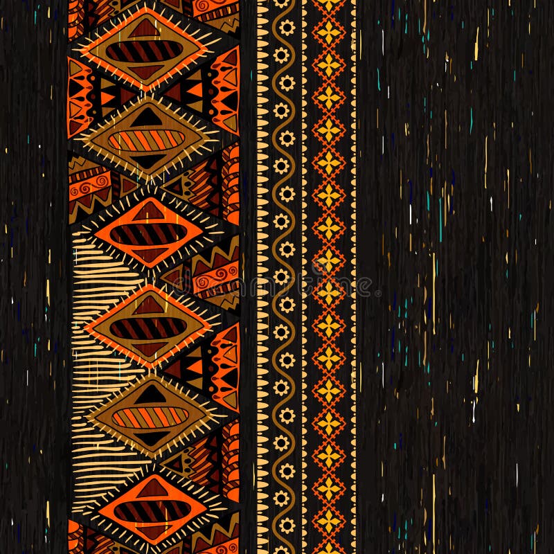 Vertical Seamless Pattern, Victorian Style. Vintage Floral Wallpaper ...