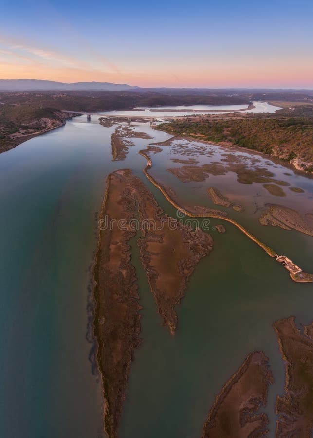 Vertical Panorama of the River Arade. Stock Photo - Image of landmark ...