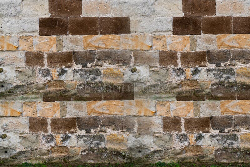 Vertical Pattern Stone, Brick Factory Wall Weathered Texture Stock ...
