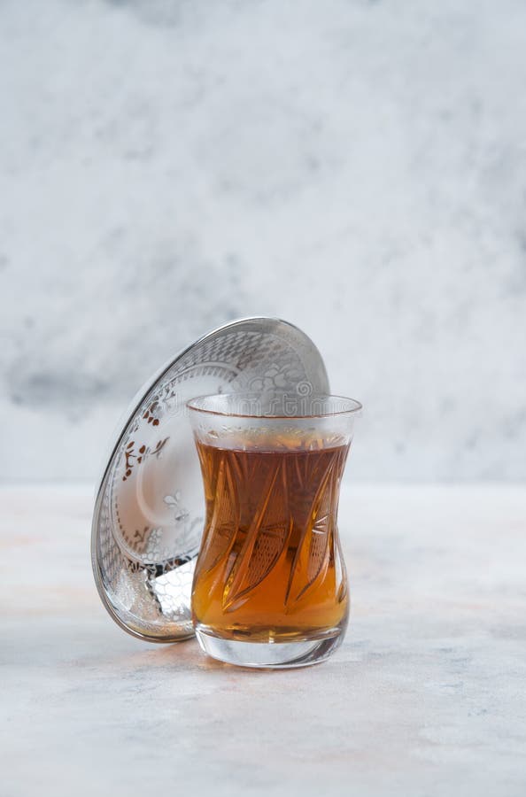 Vertical Photo. Glass of Tea on White Background Stock Photo - Image of ...
