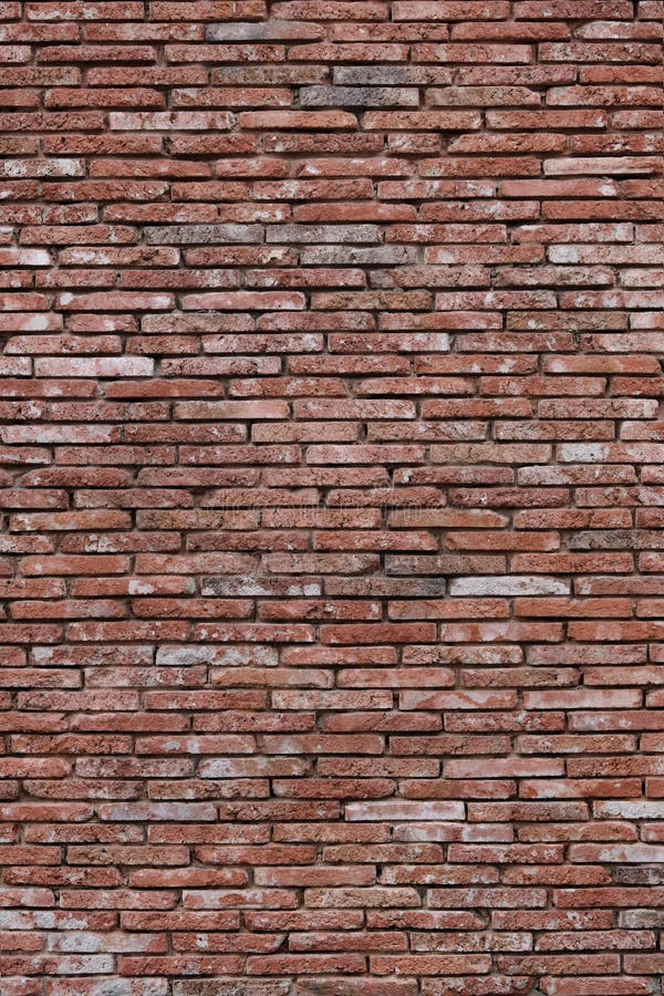 Old Decorative Wall Made of Red Bricks Stock Photo - Image of pattern ...