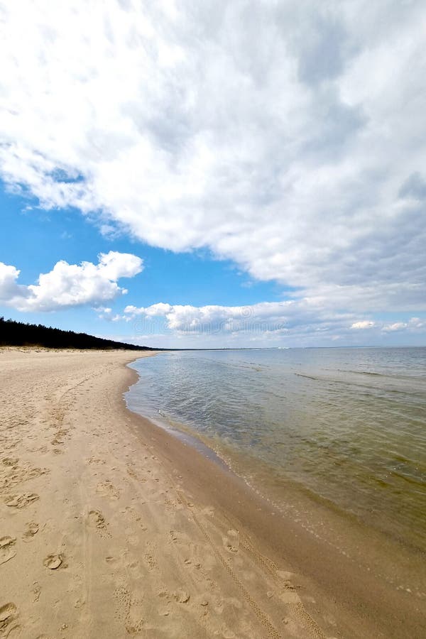 Vertical Photo. View of the Sea on a Summer Day. Rest on the Sea. Stock ...