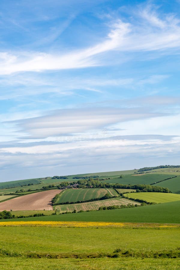 Patchwork Landscape stock photo. Image of summer, clouds - 106564694