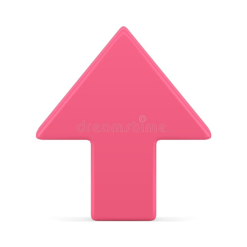 Vertical Pink Arrow Statistic Data Increase Profit Growth Positive ...