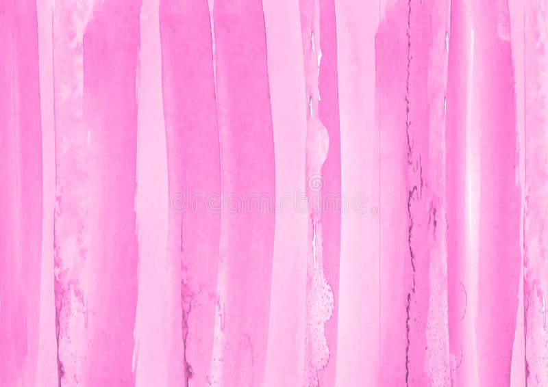 Vertical Pink Watercolor Stripes Pattern Background Stock Vector ...