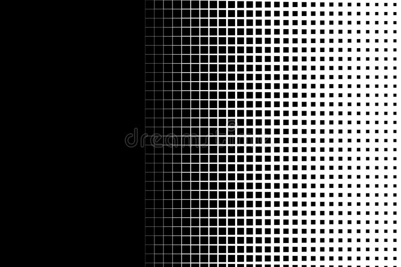Vertical Pixel Gradient with Square Grid Stock Illustration ...