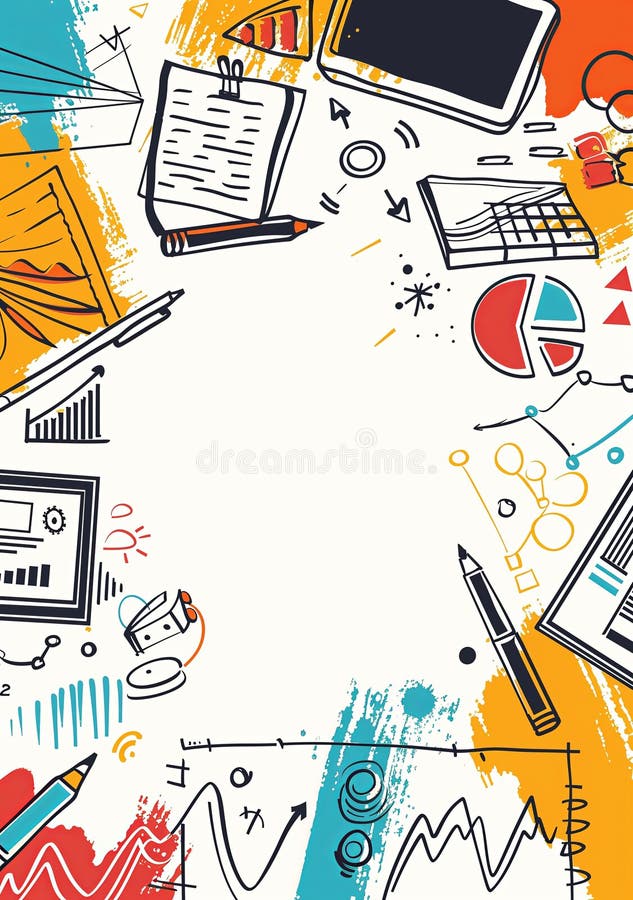 A Vertical Poster Background Design for a Conference or Seminar in a ...