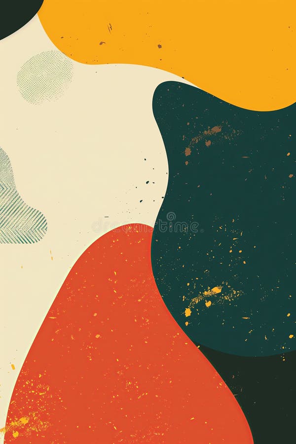 Vertical Poster Background Design in Flat Minimalistic Style, Gradient ...