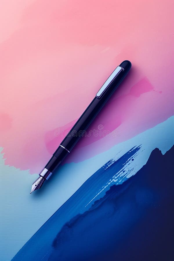 Vertical Poster Design in Flat Minimalistic Style, Light Gradient ...