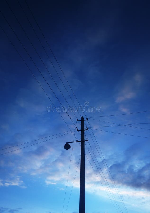 Vertical Power Line Background Stock Image - Image of backdrop, line ...