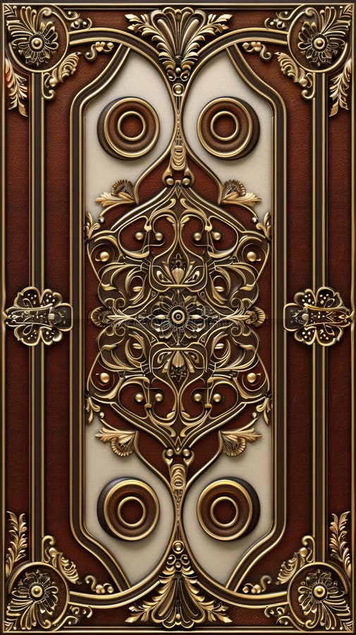 Vertical Price Frame Features an Elaborate Design with Ornate Elements ...