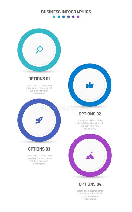 Vertical Progress Bar Featuring 4 Arrow-shaped Elements, Symbolizing ...